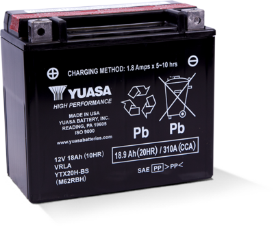 YTX20H-BS יואסה מצבר - BATTERY4U חנות המצברים הגדולה